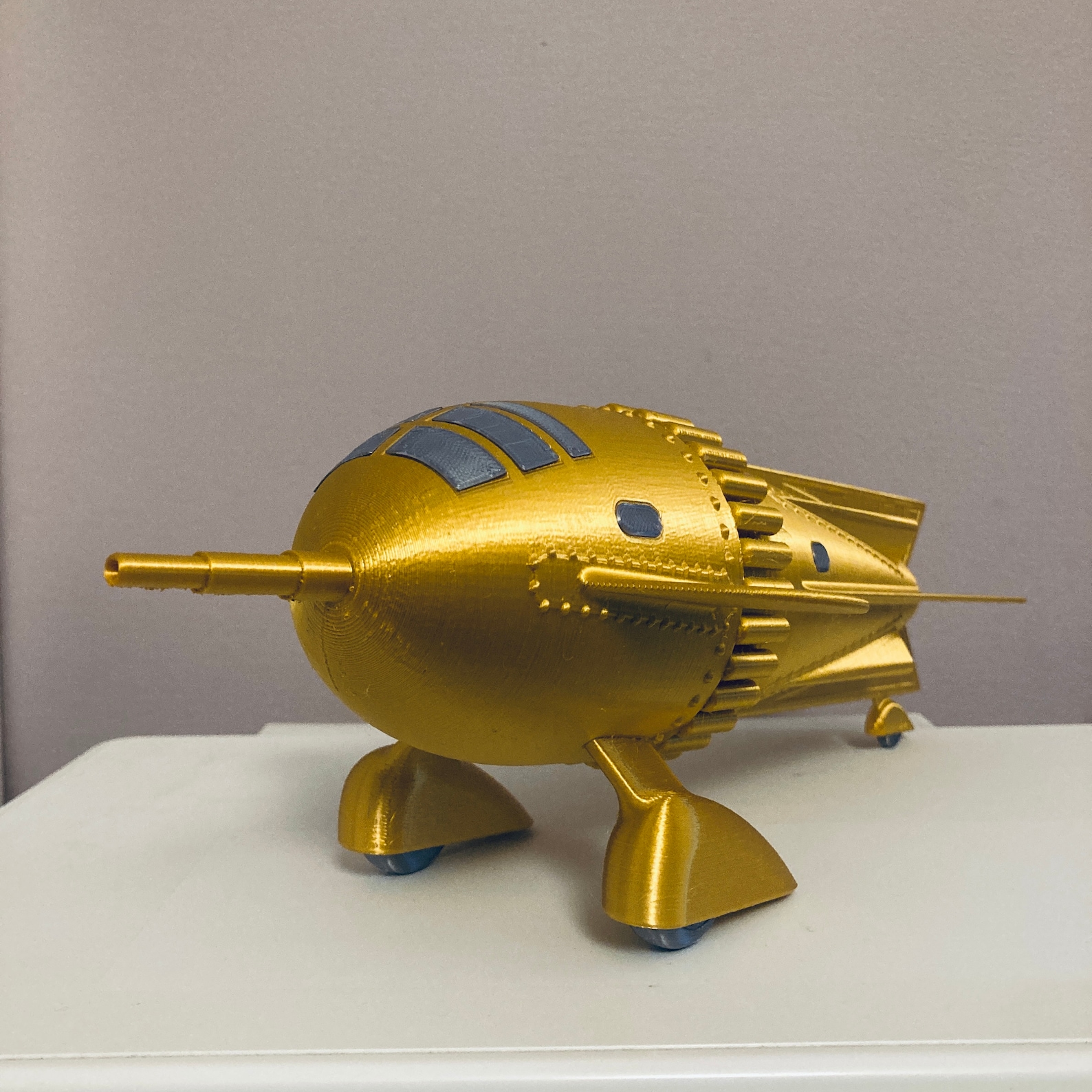 Flash Gordon Zarkov's Rocket Ship Kit Model - Super Quality 330mm 13 ...