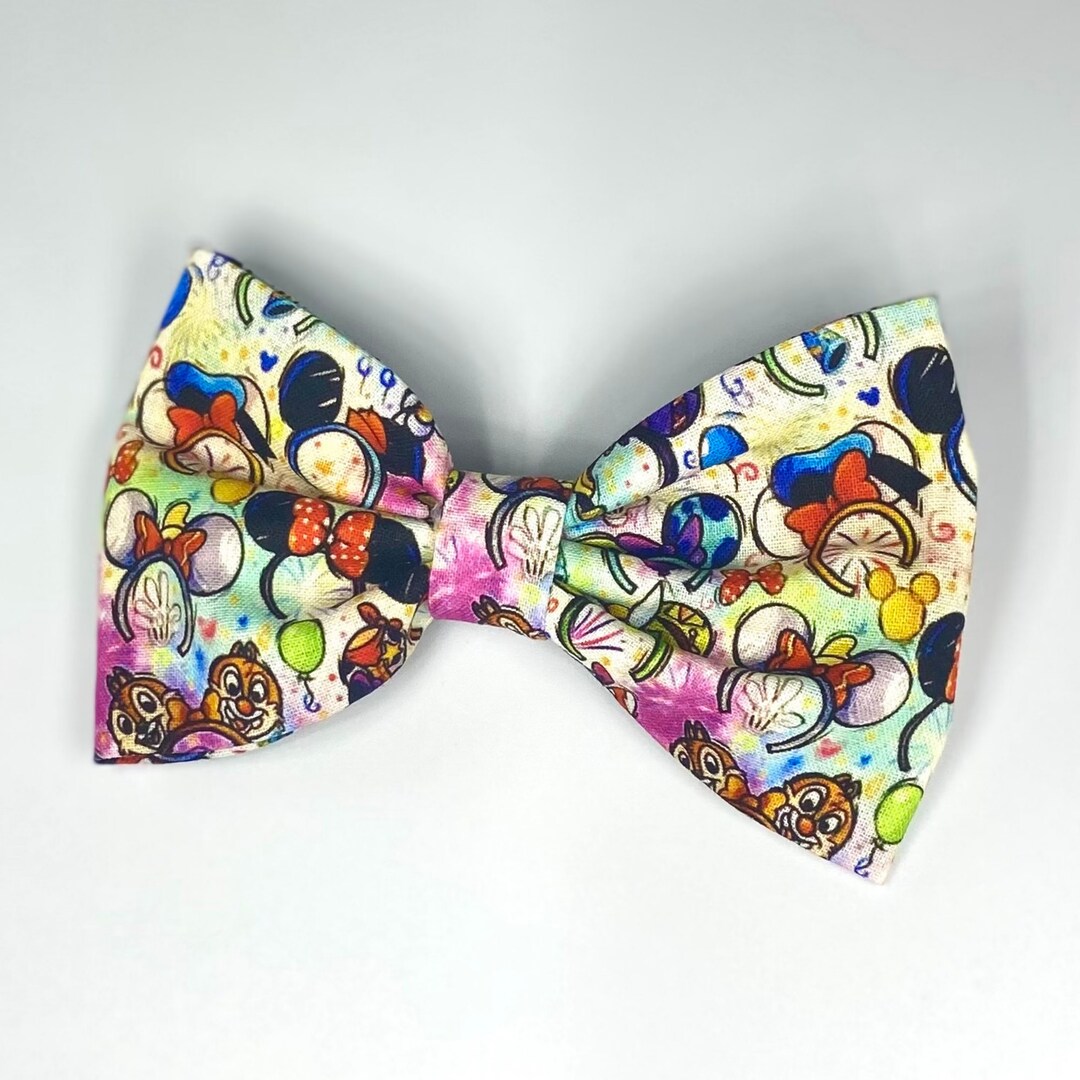 Disney Hair Bow/ Princess, Disney Themed Hair Bow Clip/pinwheel Hair ...