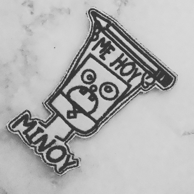 Doodlebob Spongebob Iron on Patch ! Me Hoy Minoy ! - Etsy