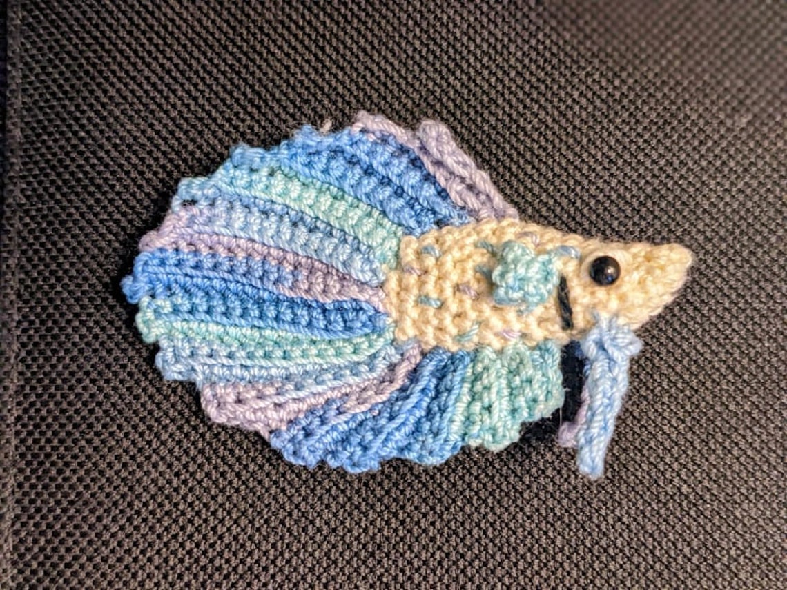 Betta Fish CROCHET PATTERN - Etsy