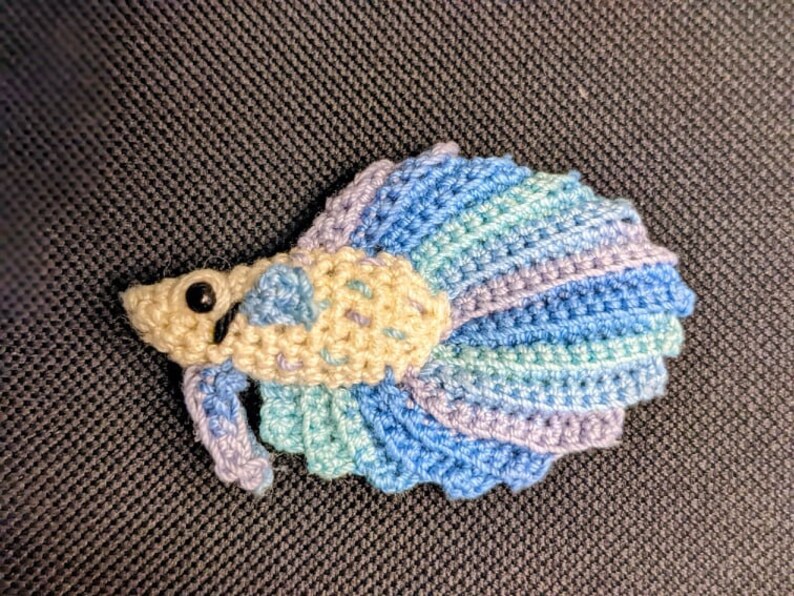 Betta Fish CROCHET PATTERN - Etsy