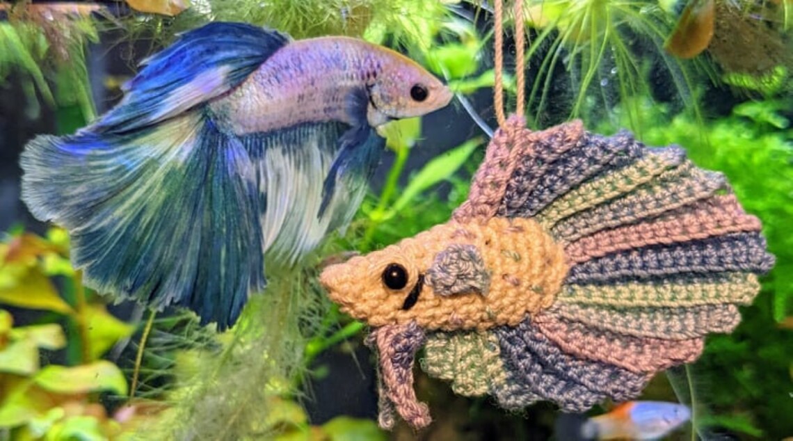 Betta Fish CROCHET PATTERN - Etsy
