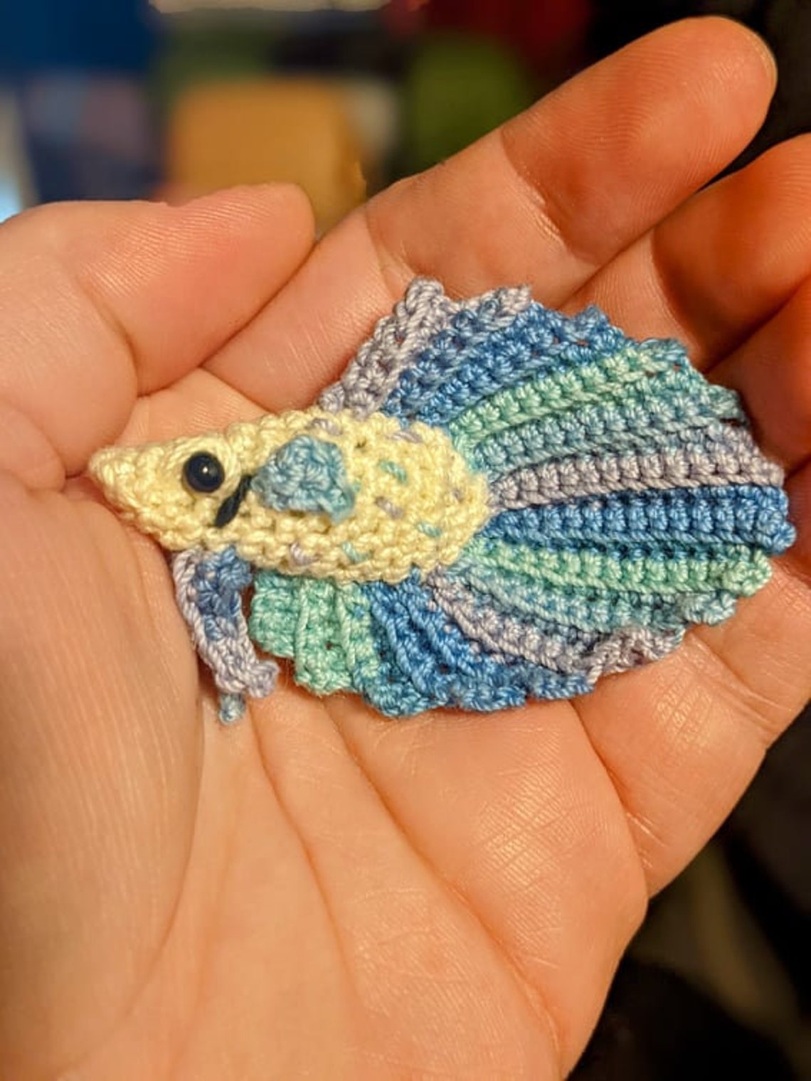 Betta Fish CROCHET PATTERN - Etsy