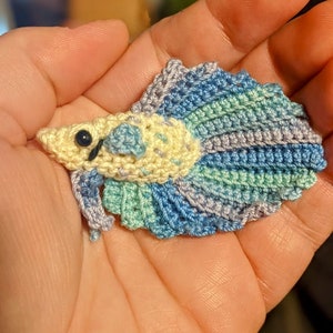 Betta Fish - CROCHET PATTERN - Etsy