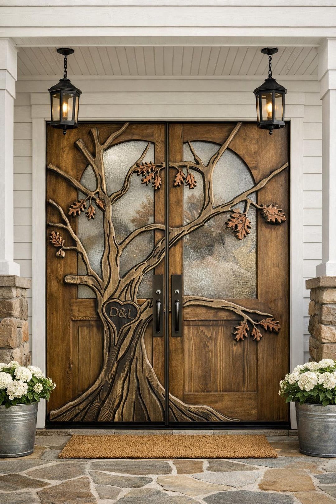 Hand-carved 3D Tree of Life Wooden Door: Custom Interior/exterior - Etsy