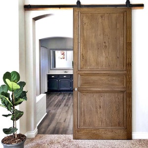 Handcrafted Antique Barn Door: Rustic Solid Wood, Sliding/hinged - Etsy