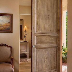 Handcrafted Antique Barn Door: Rustic Solid Wood, Sliding/hinged - Etsy