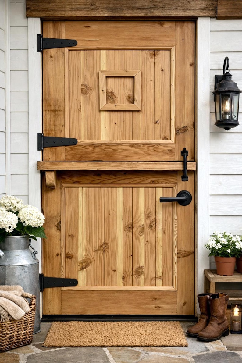 Custom Built Rustic Dutch Door: Antique Style Interior Exterior - Etsy
