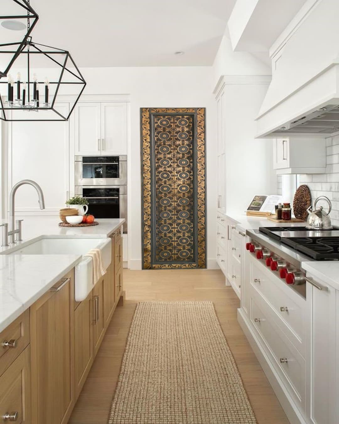 Moroccan Medallion Carved Door Moorish Arabesque Carved Mediterranean ...