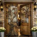 Hand-carved 3D Tree of Life Wooden Door: Custom Interior/exterior - Etsy