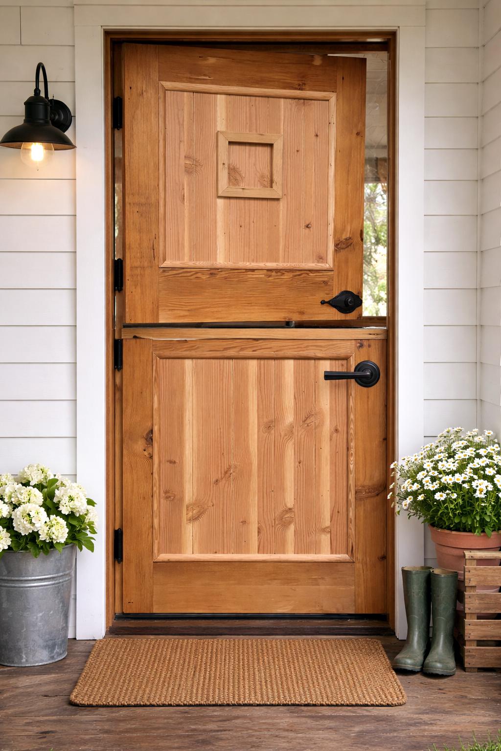 Custom Built Rustic Dutch Door: Antique Style Interior Exterior - Etsy
