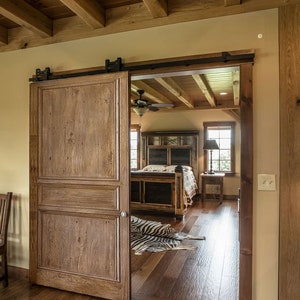 Handcrafted Antique Barn Door: Rustic Solid Wood, Sliding/hinged - Etsy
