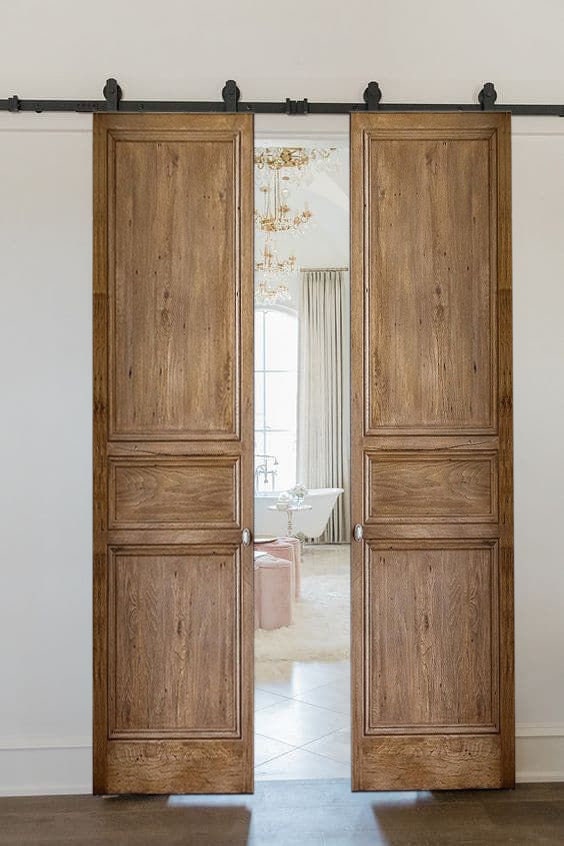 Handcrafted Antique Barn Door: Rustic Solid Wood, Sliding/hinged - Etsy