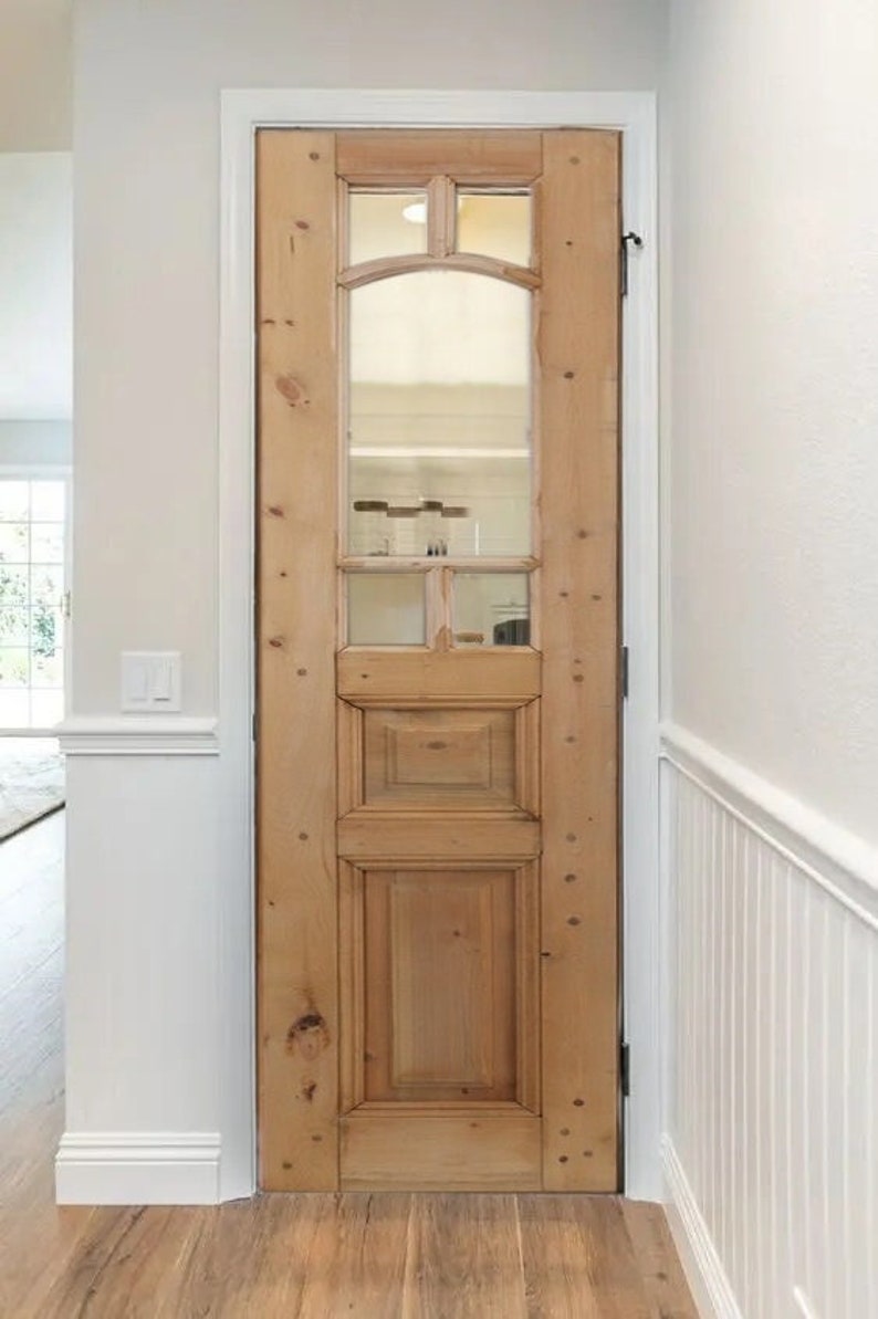 Custom Antique French Door: Rustic Wood & Glass Exterior/interior - Etsy