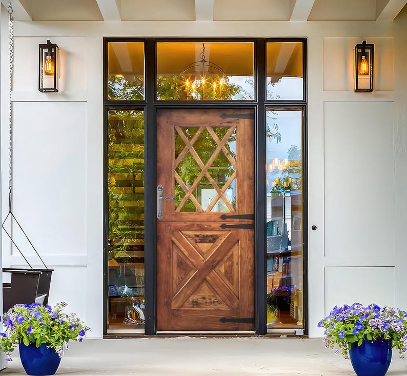 Custom Rustic Wooden Dutch Door: Antique Style Interior/exterior - Etsy