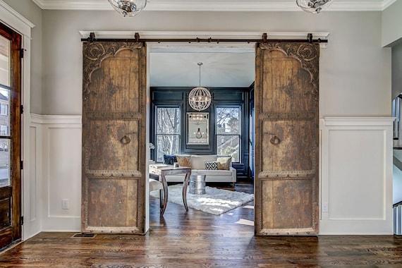 Reclaimed Barn Door Interior Creating A Custom, One Of A Kind Door