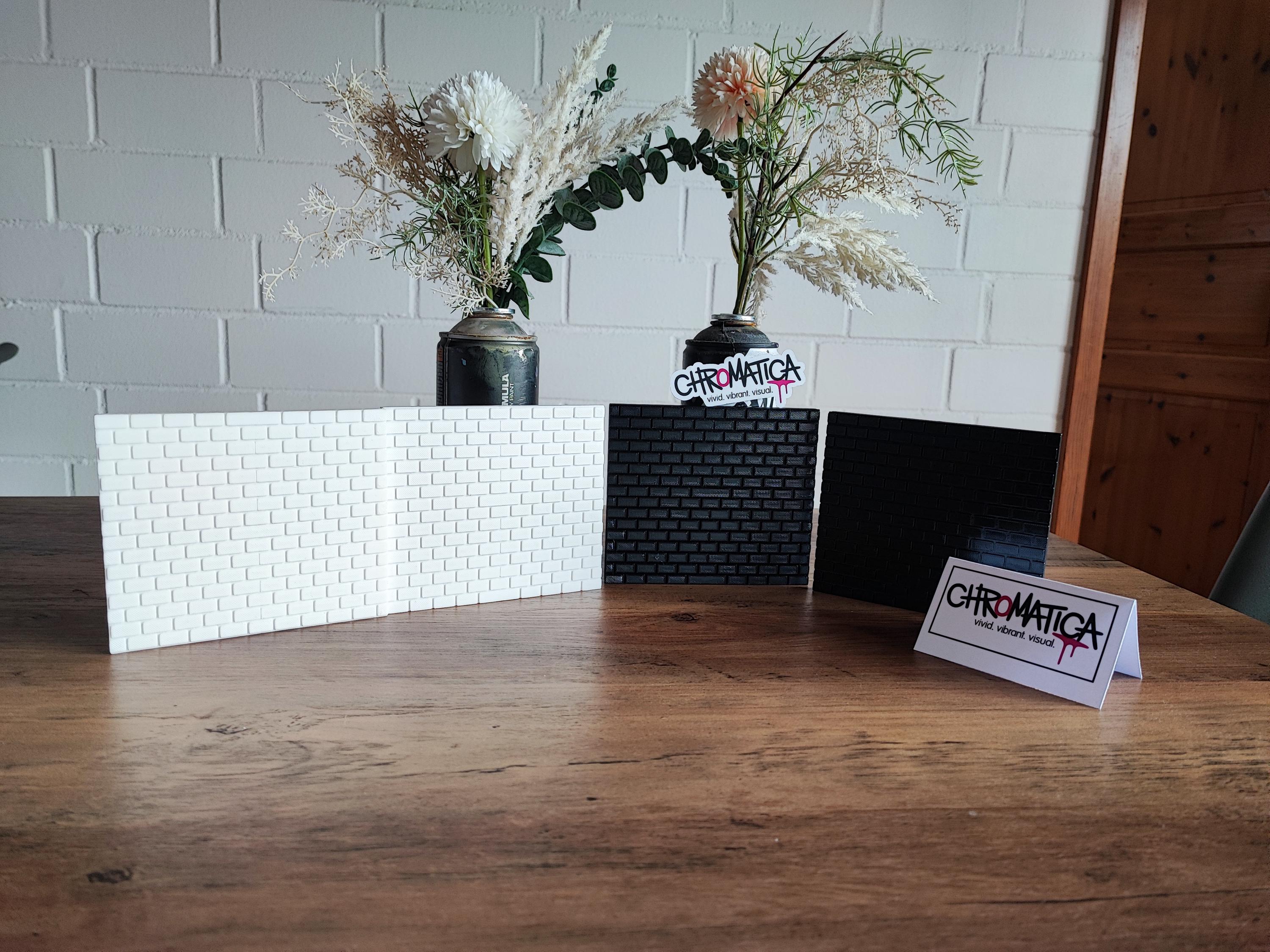 Mini Brick Wall for Painting – 3D Printed Graffiti Wall | DIY Urban Art ...