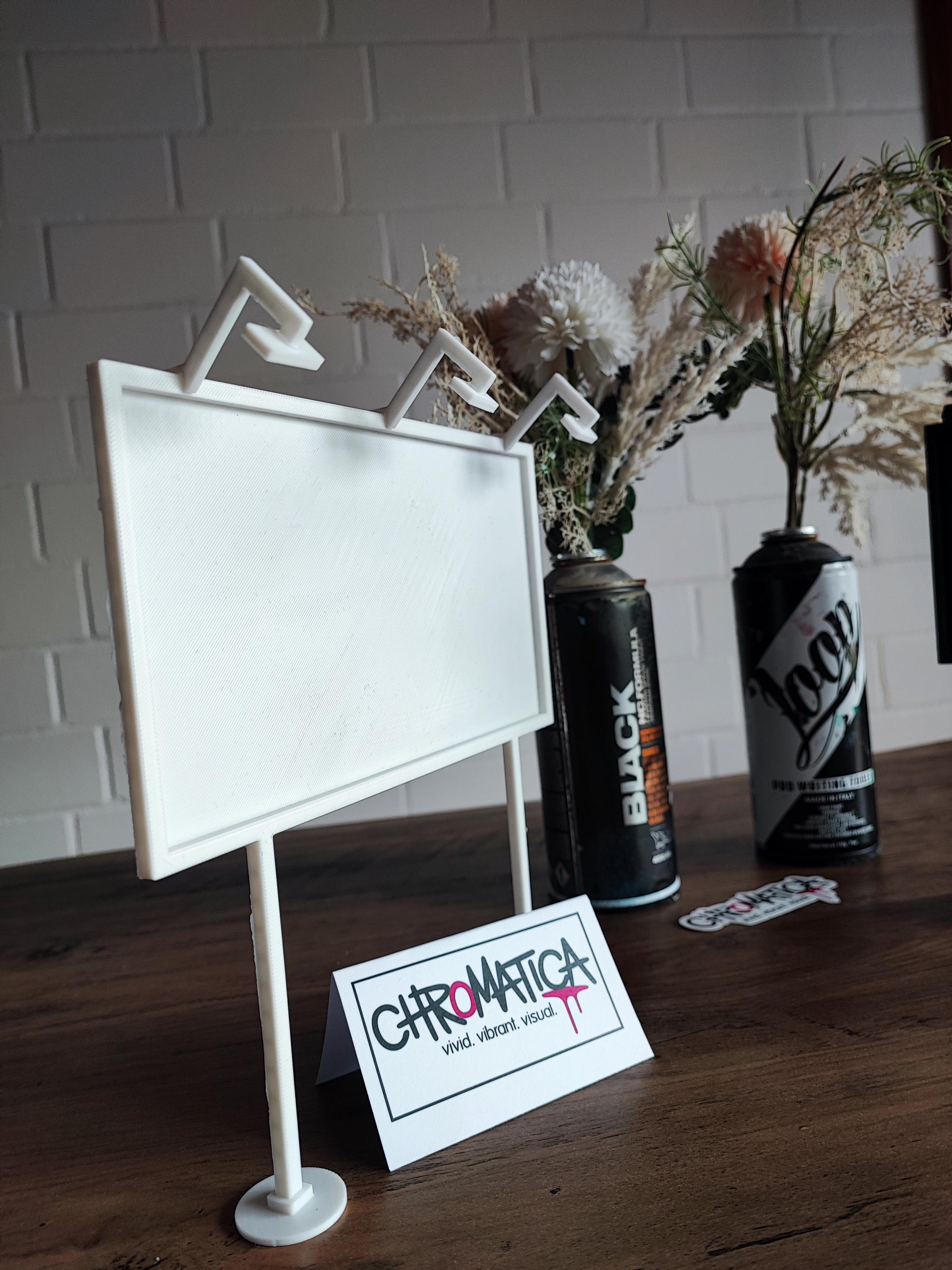 Mini Graffiti Billboard to Paint – DIY Street Art Model 20×20 Cm ...