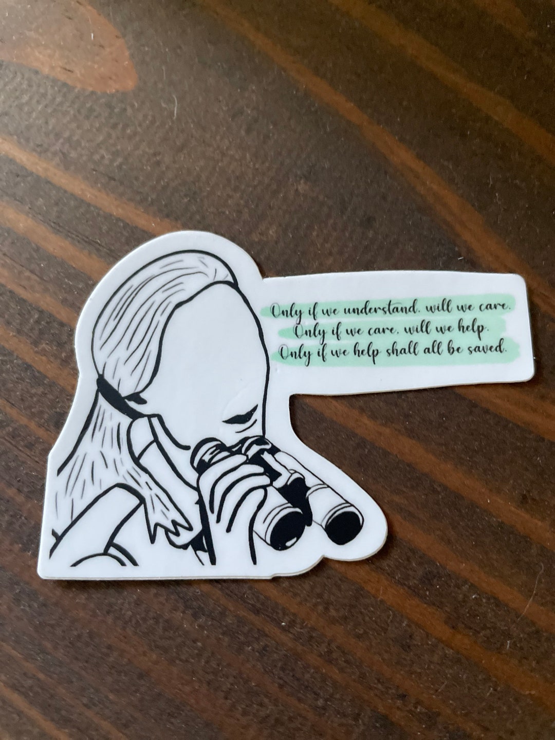 Jane Goodall Sticker - Etsy