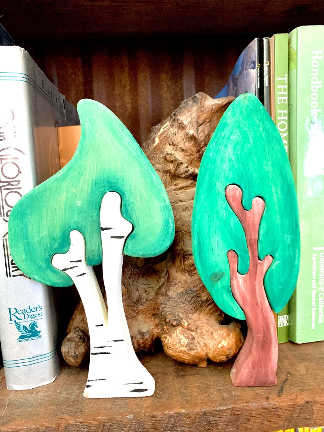 Wooden Tree Puzzle Set - Etsy