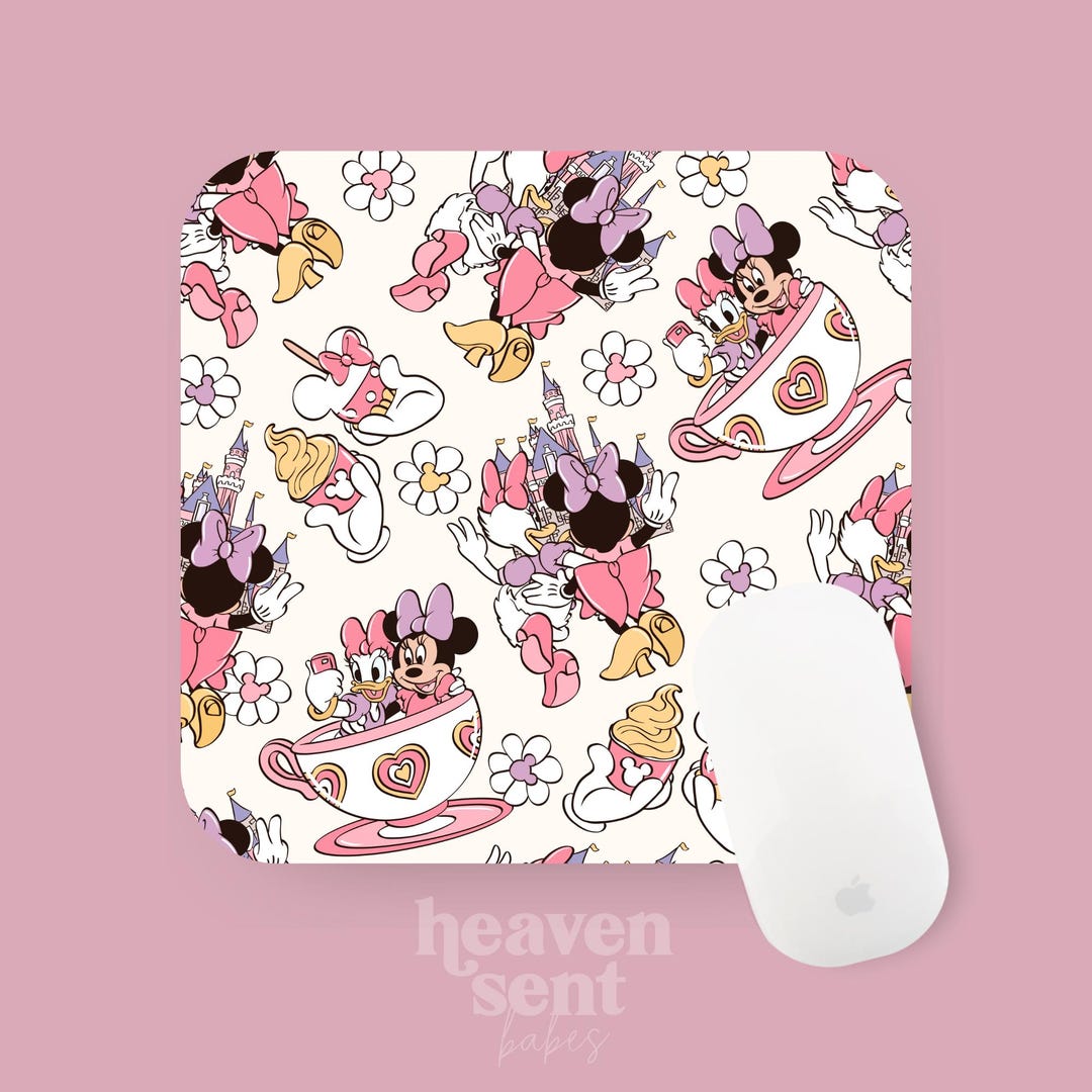 Best Friends at the Park Mousepad, Snacks at the Park, Tea Cup Mousepad ...