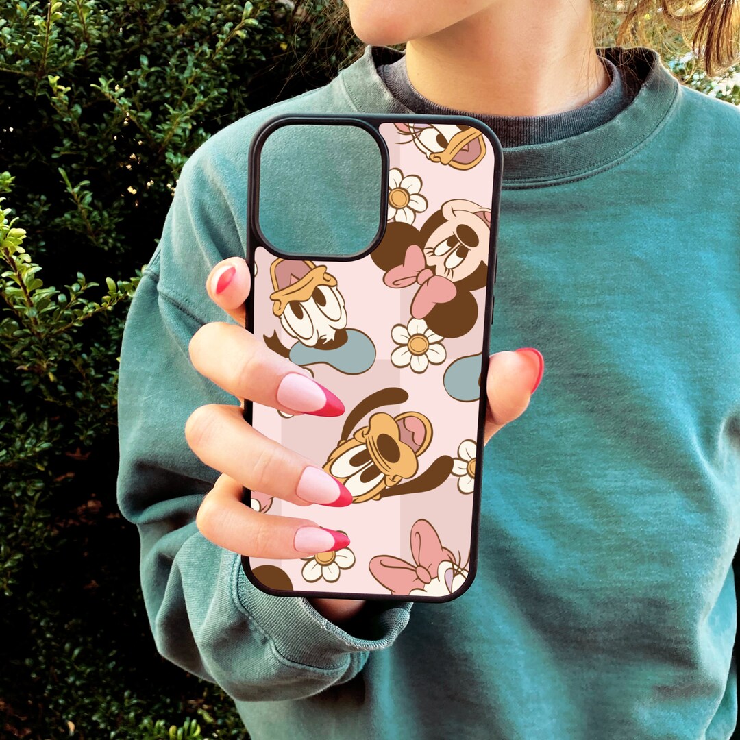 Floral Spring Mouse Phone Case, Colorful Retro Floral, Phone Case for ...