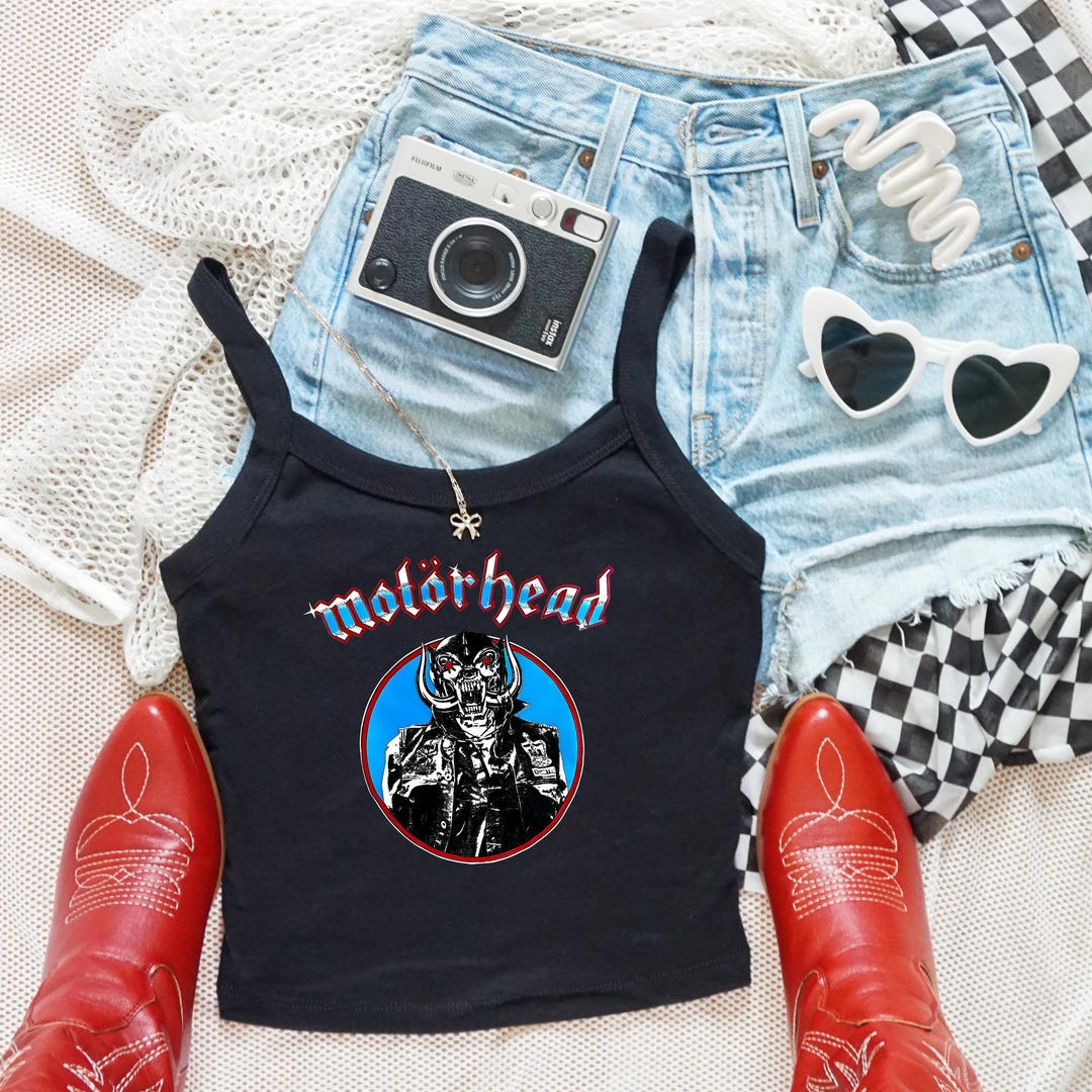 Motorhead Band Tank Top, Metal Band Tank, Women's Tank Top, Band Crop ...