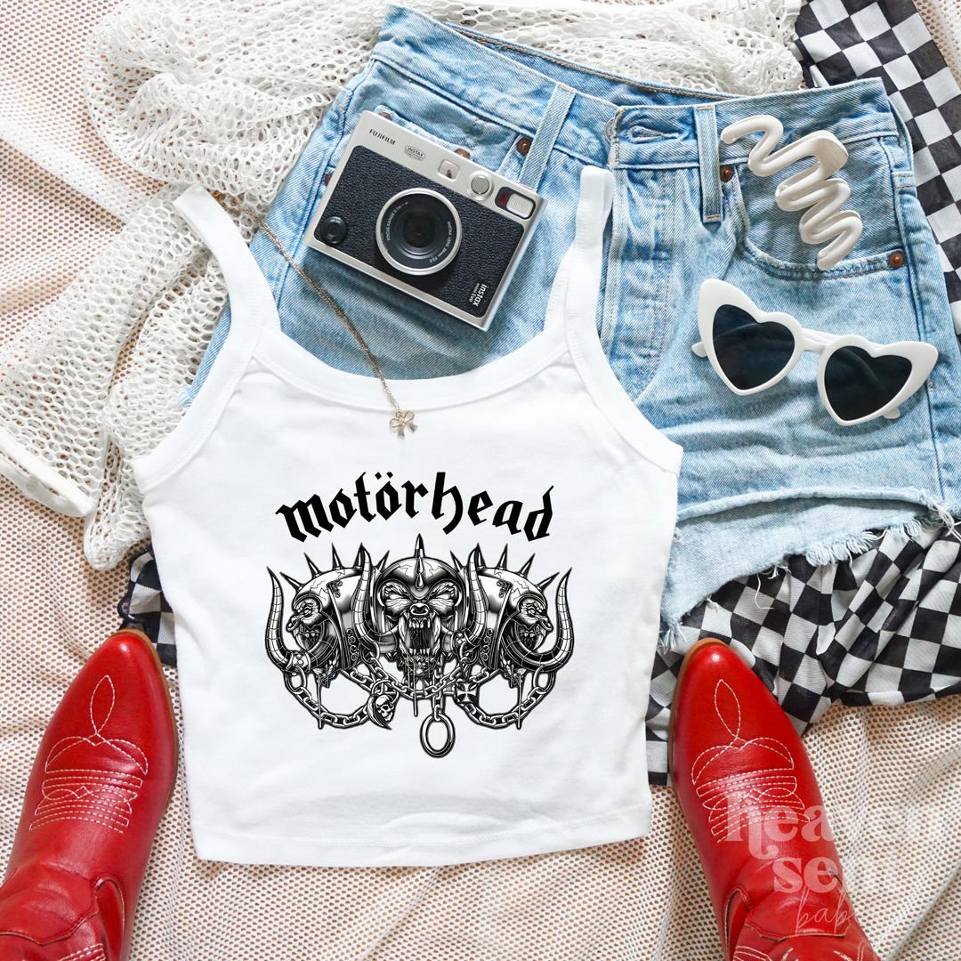 Motorhead Band Tank Top, Metal Band Tank, Women's Tank Top, Band Crop ...