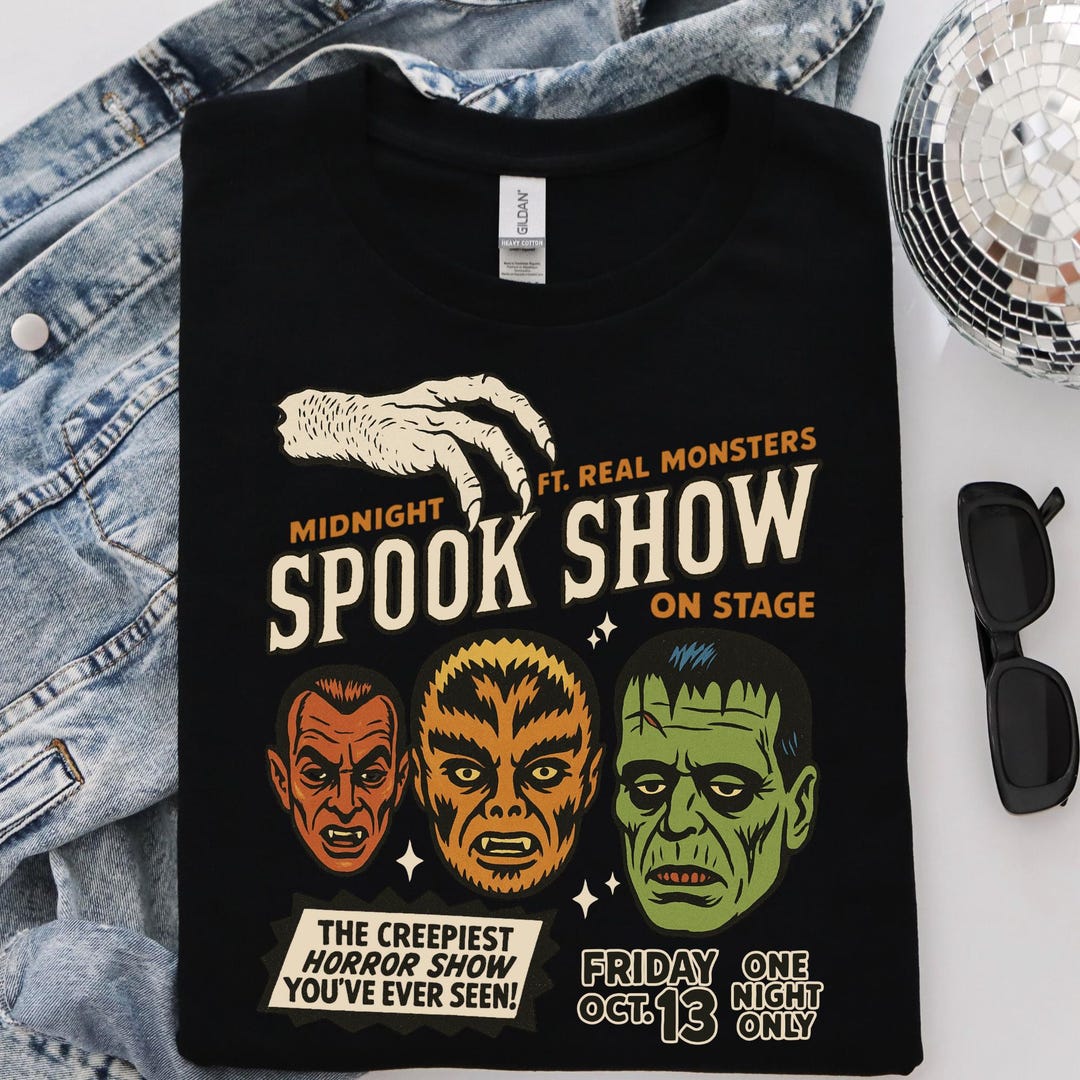 Monsters Spook Show, Horror Midnight Show, Monsters, Friday the 13th ...
