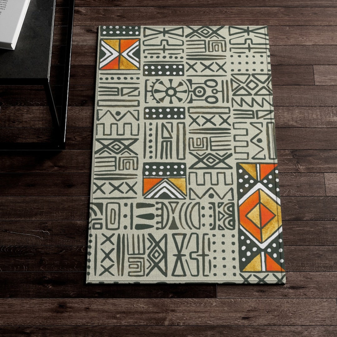 African Rug, Ethnic Dornier Rug, African Tribal Pattern Rug, Living ...
