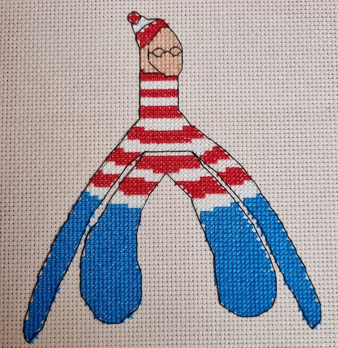 Where's Waldo Cltoris Cross Stitch Pattern - Etsy