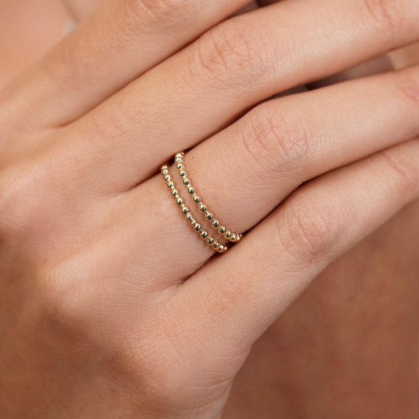 Two Row Diamond Ring - Etsy