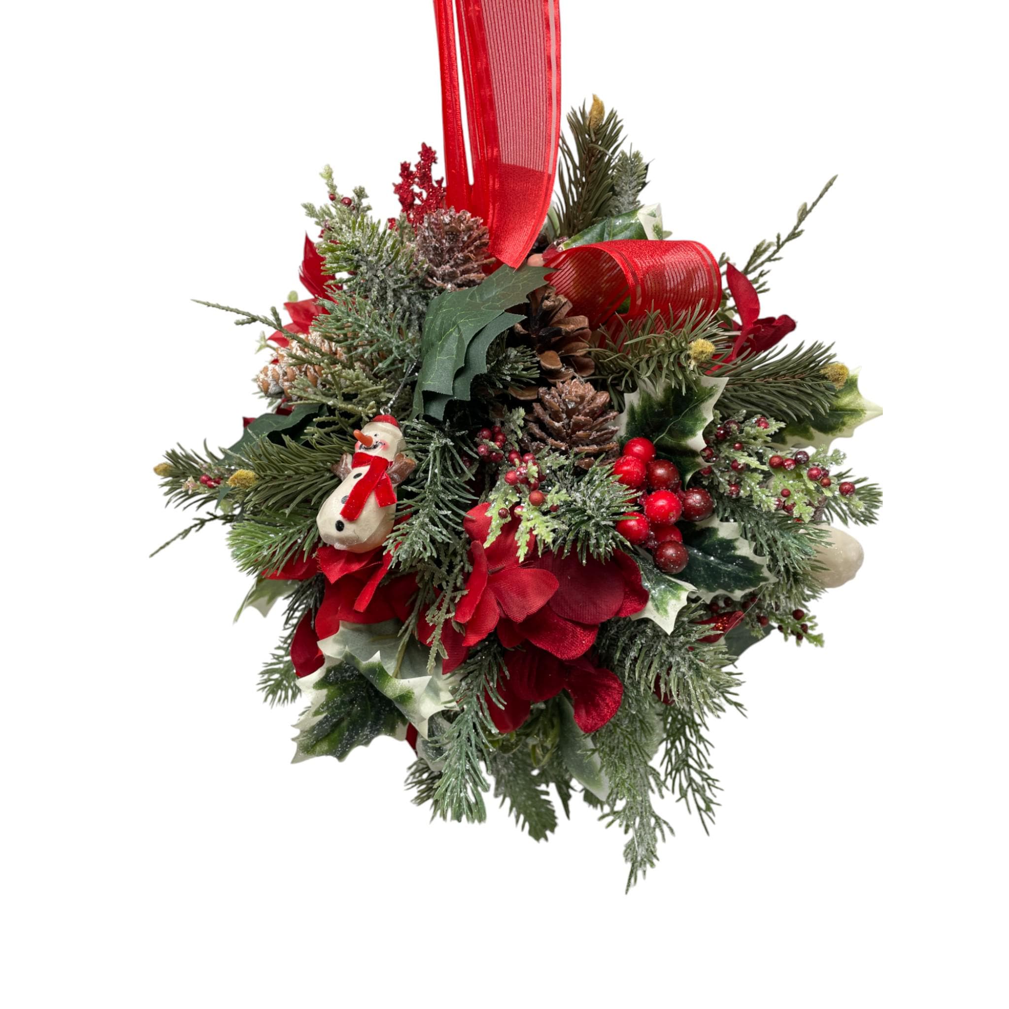 Christmas Holiday Kissing Ball - Etsy