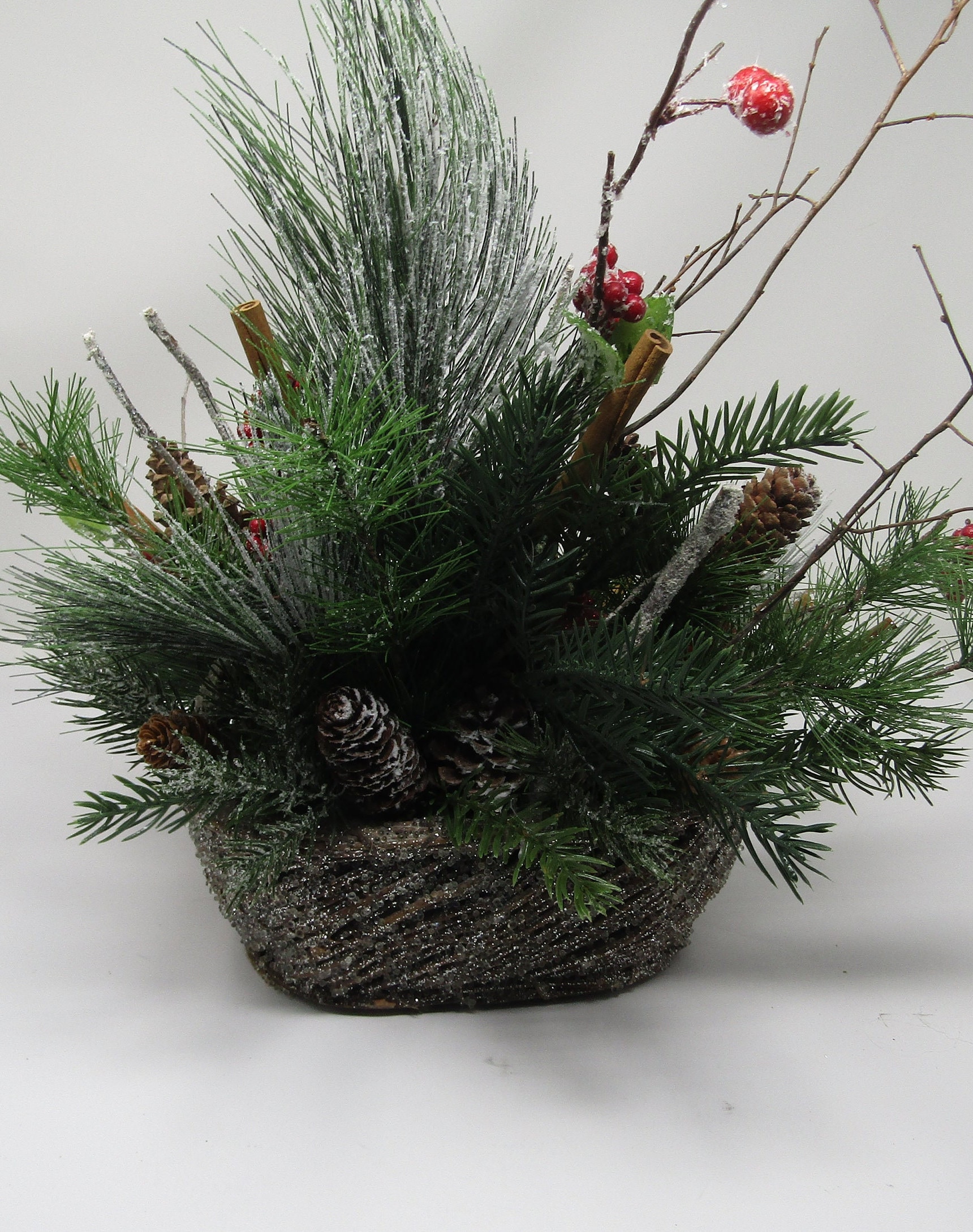 Christmas Cardinal Centerpiece, Cardinal Decor, Country Christmas ...