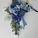 Cemetery Flowers Blue Graveside Cross Memorial Stake - Etsy