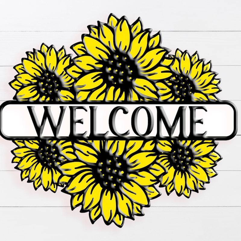 Sunflower Sign - Etsy