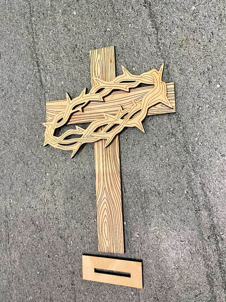 Pallet Rustic Cross File SVG, Farmhouse Glowforge,crosses SVG Digital ...