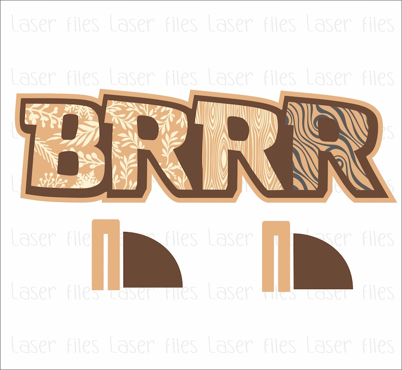 Brrr Word Block SVG | Glowforge Laser | Mantle Decor Svg | Christmas ...