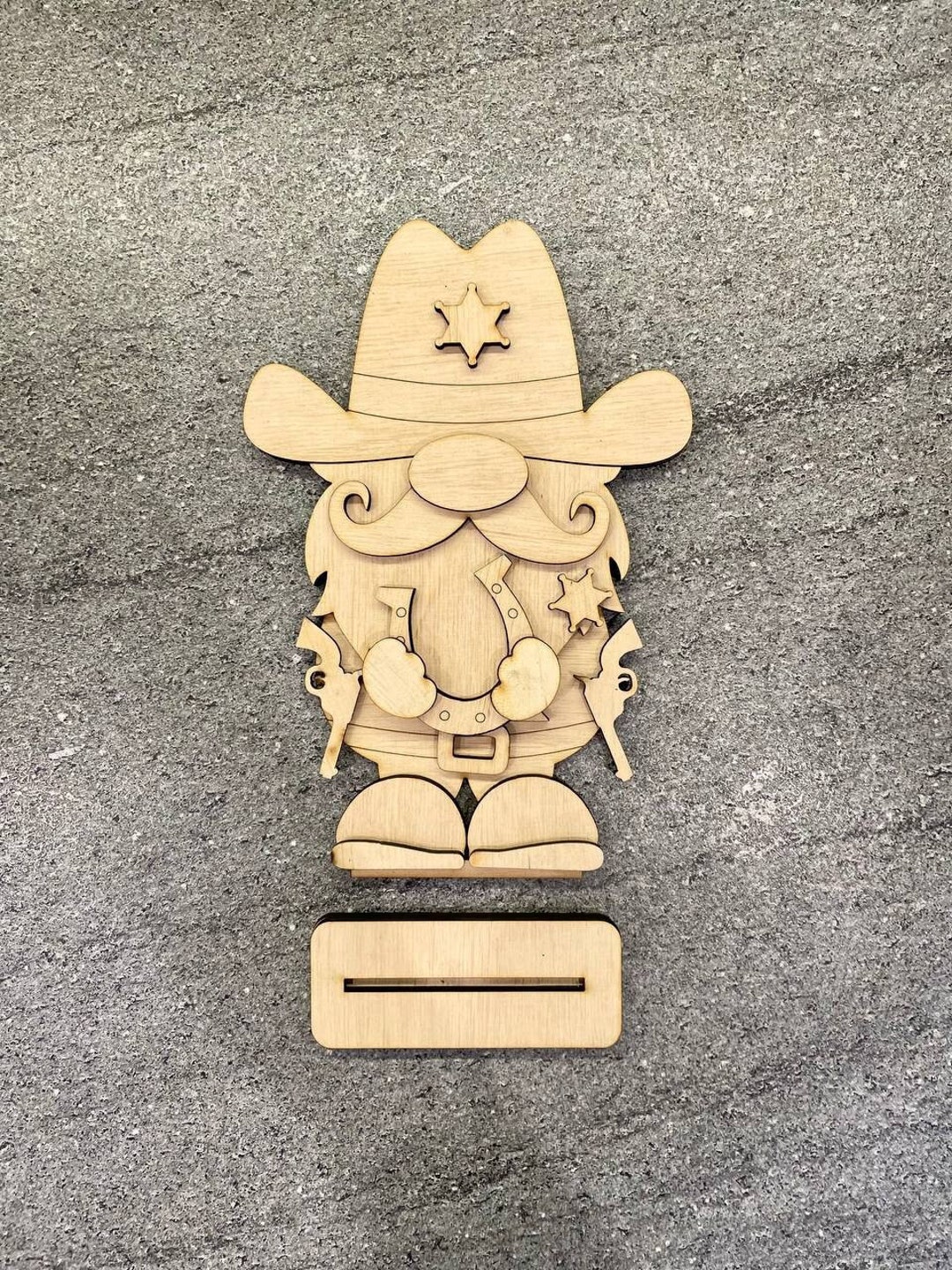 Cowboy Sheriff Dwarf SVG File ,gnome on the Shelf, Cowboy Gnome , Gnome ...