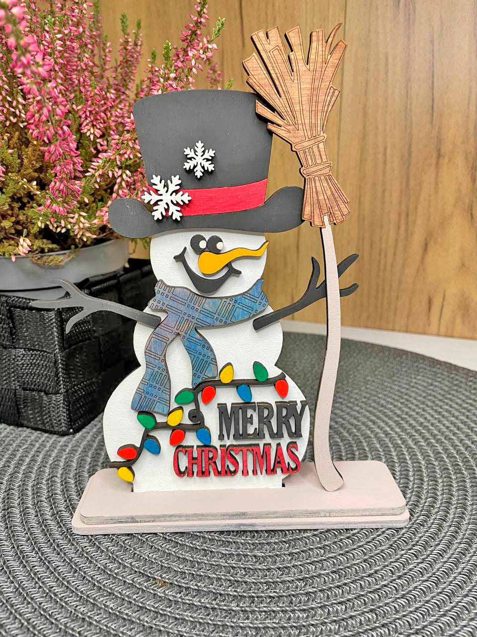 Standing Snowmen SVG Snowman Laser Cut File Let It - Etsy