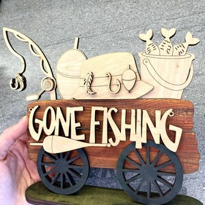 Fishing Signs,laser SVG File ,laser Cutting File,laser Cutting of ...