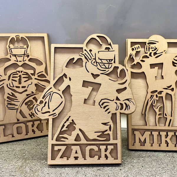 Layered Football Stadium Laser Files - Etsy