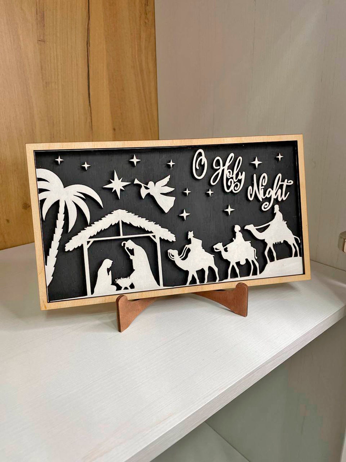 Stand Christmas Nativity Laser Cut Digital File /cute Wood - Etsy