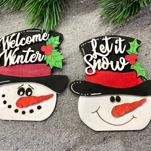 Winter Snowman Head SVG Snowbird Cardinal Winter SVG Snowman Laser Cut ...