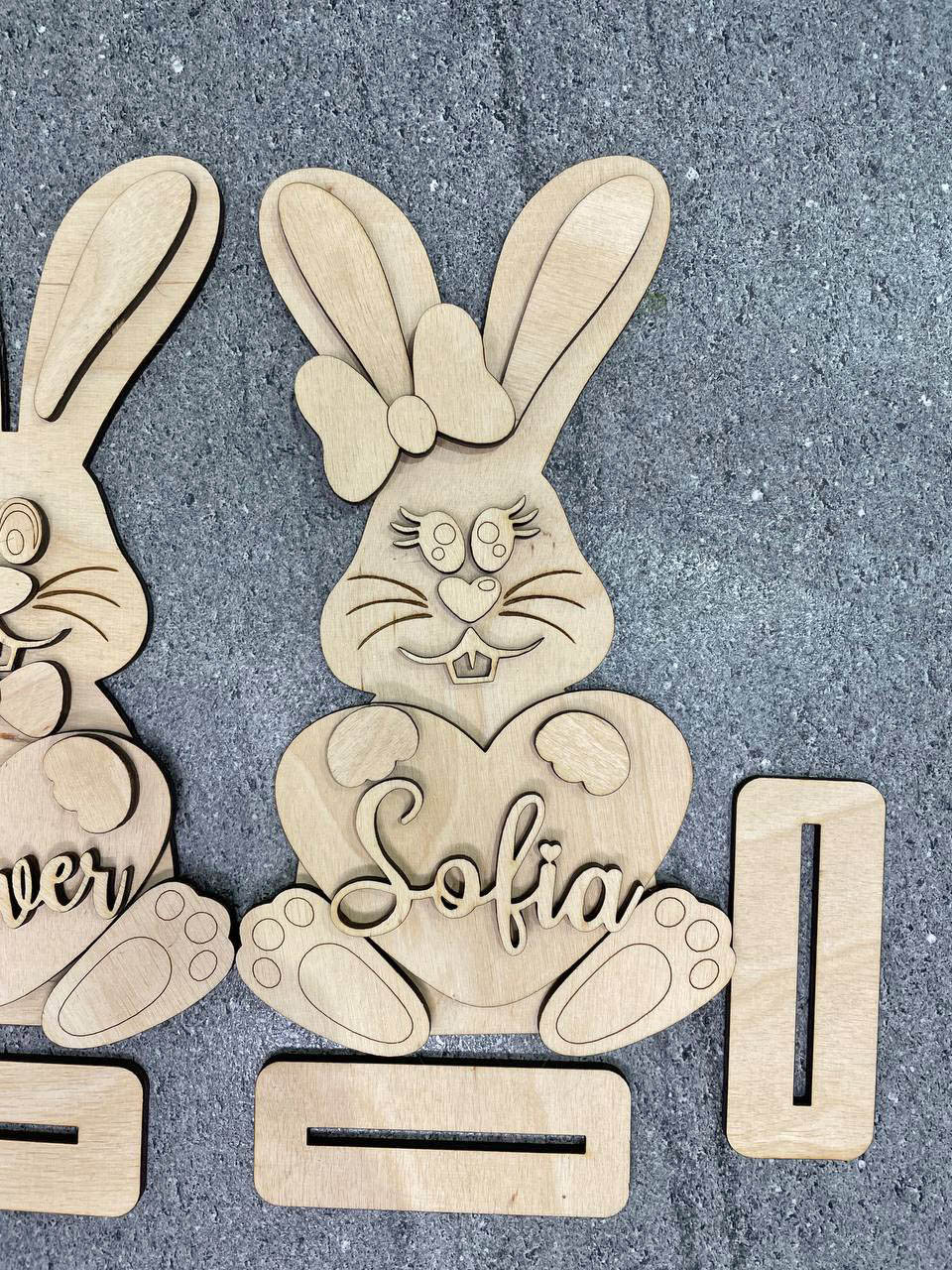 Easter Bunny SVG File Laser Cut Filebunny SVG Easter SVG - Etsy