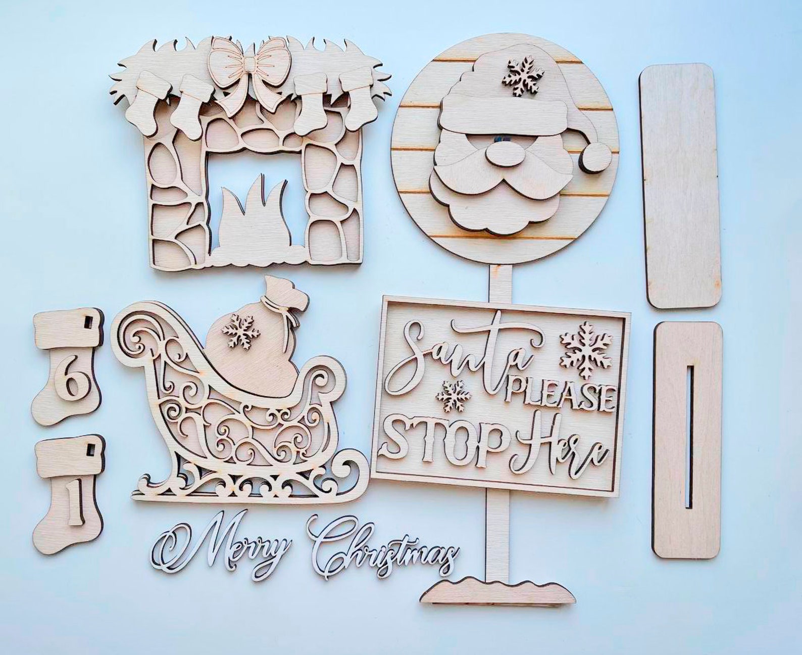 Stand Christmas Tree SVG File Standing Interchangeable - Etsy