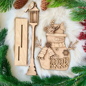 Snowman Laser Cut File,winter Snowman Snowflake Laser File, Glowforge ...