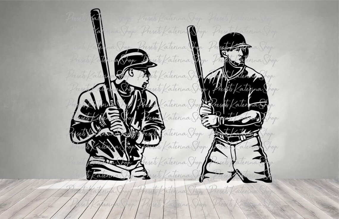 Personalized Baseball Sports Sign SVG baseball Sign 2 Designs | Etsy