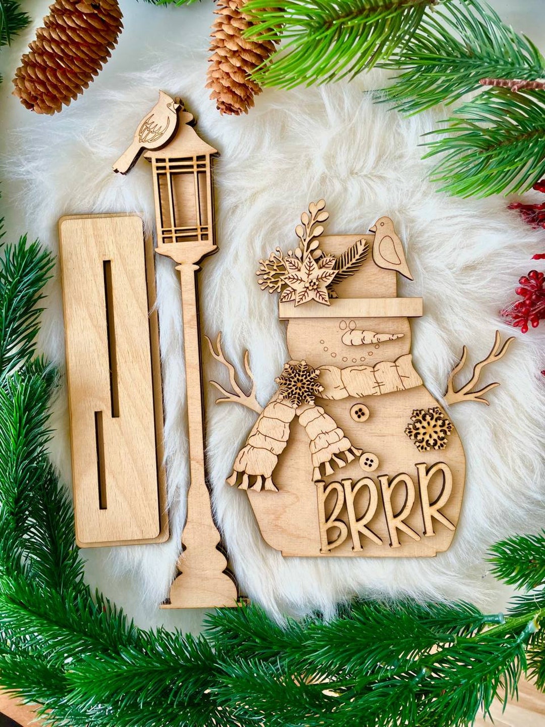 Snowman Laser Cut File,winter Snowman Snowflake Laser File, Glowforge ...