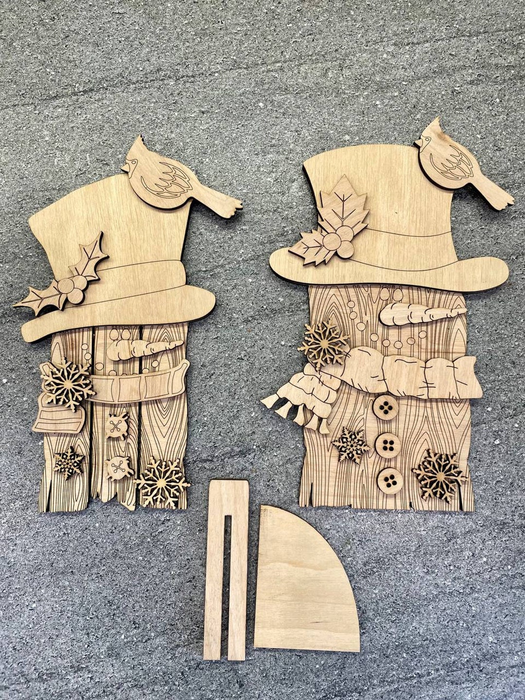 Small Let It Snow Sign Laser Cut File,laser Ready Interchangeable Post ...